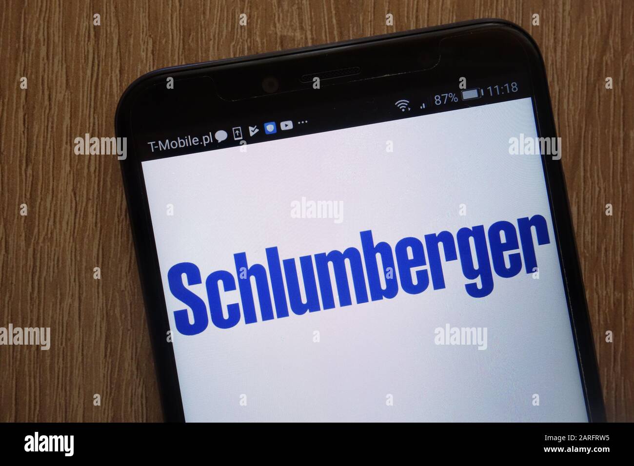 Schlumberger logo hi-res stock photography and images - Alamy