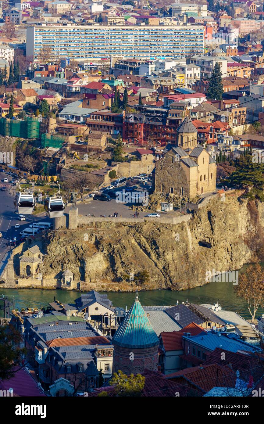 Metekhi temple hi-res stock photography and images - Alamy