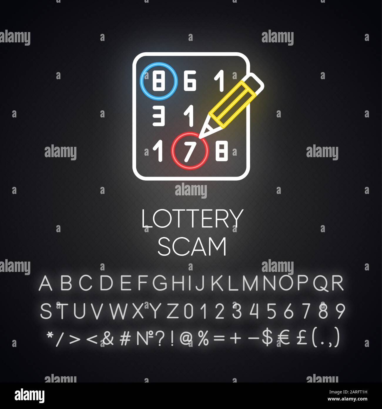Prize and lottery scam Stock Vector Images - Alamy