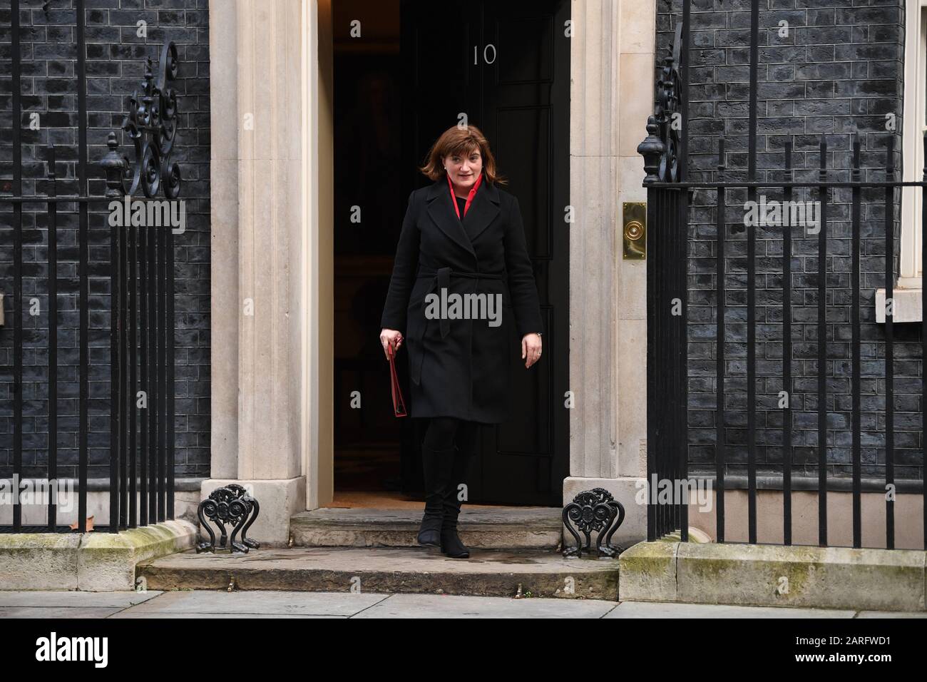 Sport secretary baroness nicky morgan leaves downing street hi-res ...