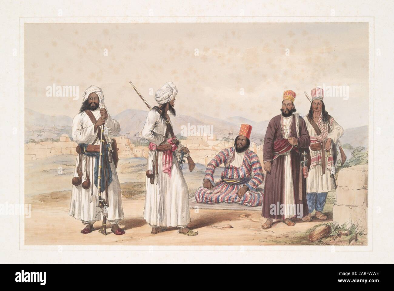 Dadur : Hajee Ebrahim, commandant of the Bolan rangers, and men of the ...