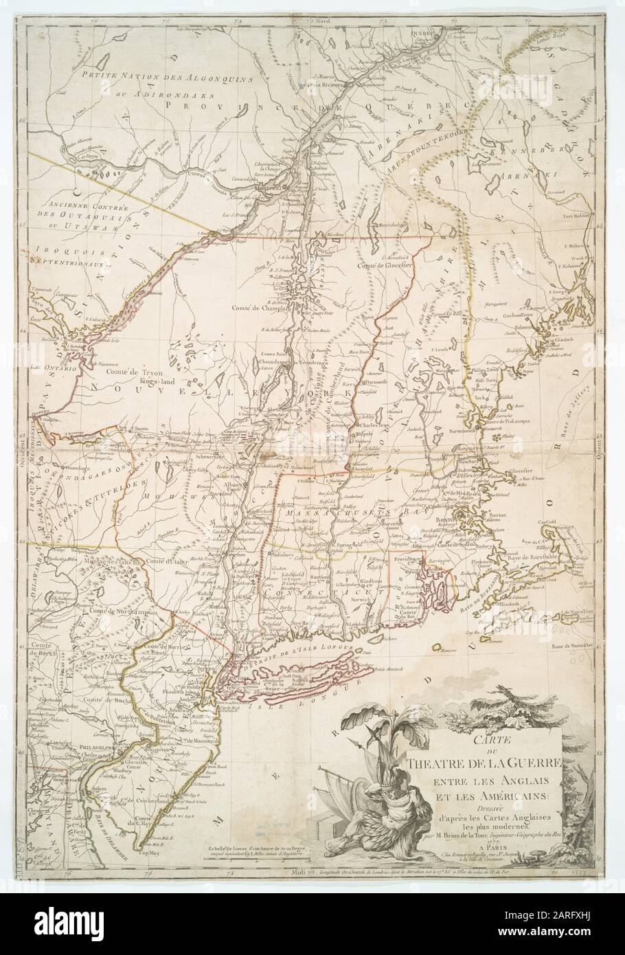1823 map america hi-res stock photography and images - Alamy