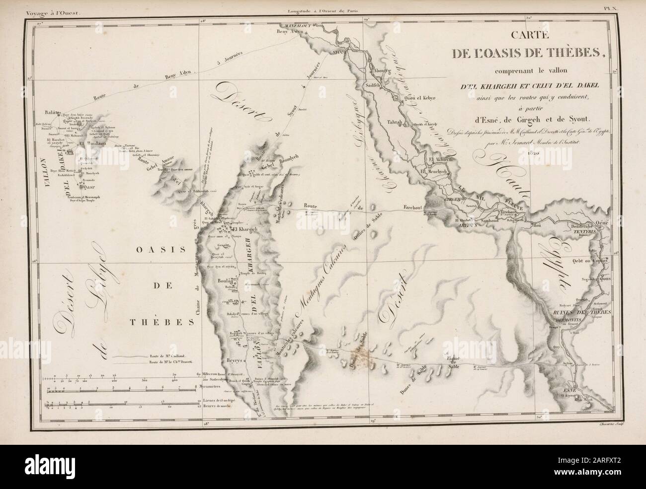 Thebes egypt map hi-res stock photography and images - Alamy