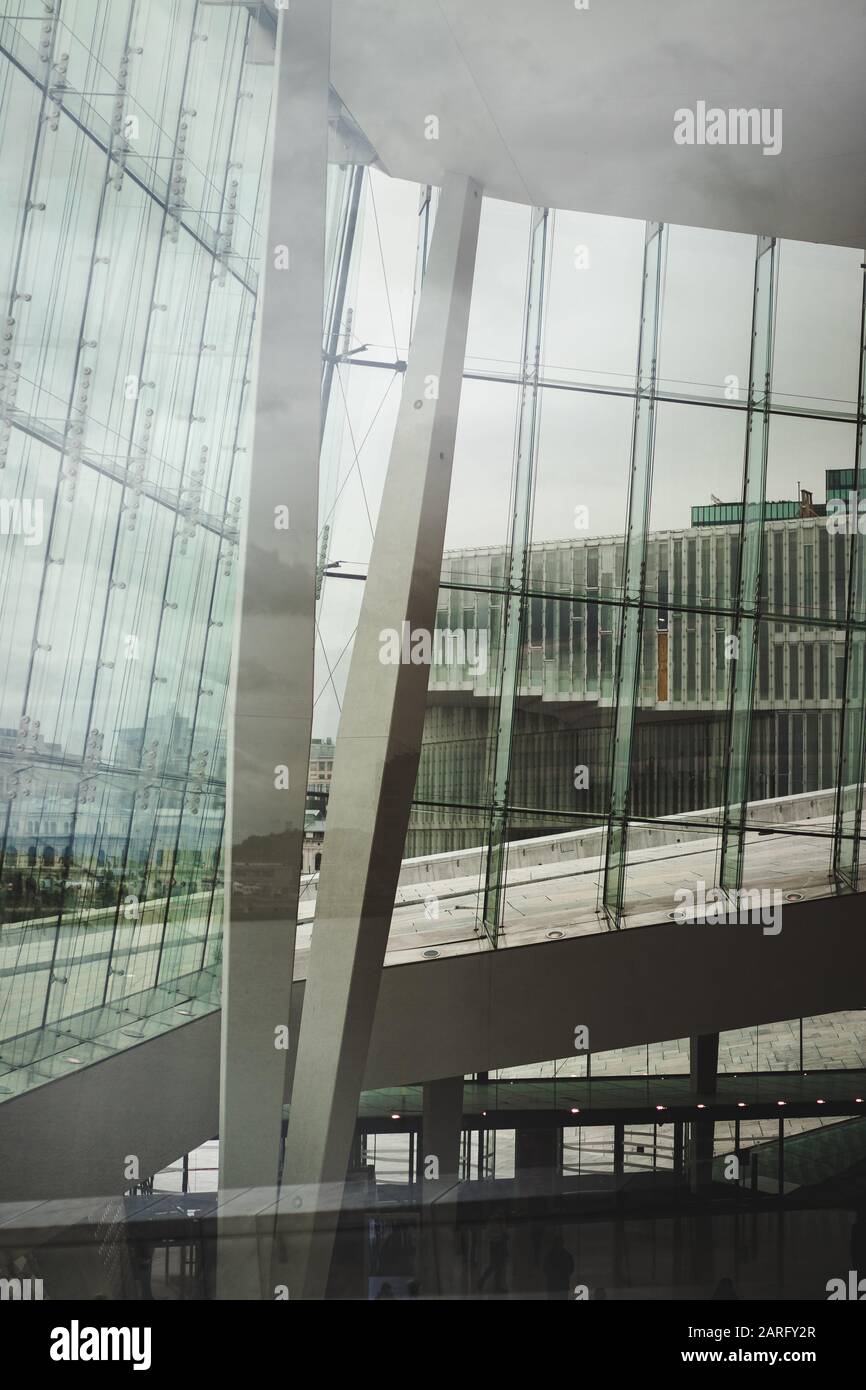 A very large glass window Stock Photo - Alamy