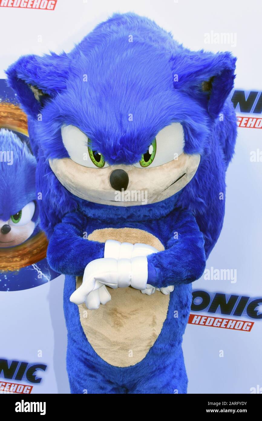 Los Angeles, California, USA 25th January 2020 Sonic the Hedgehog ...