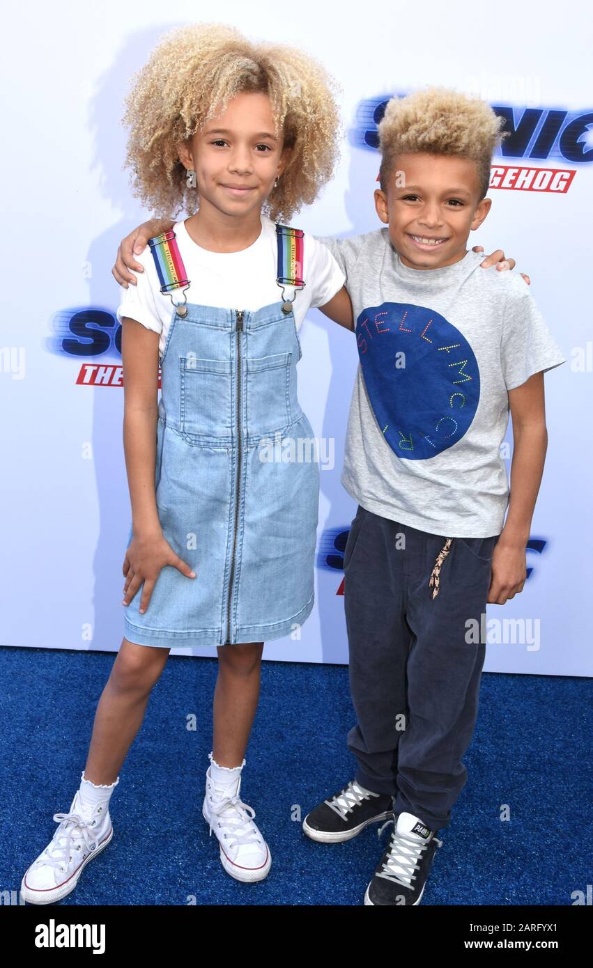 Los Angeles, California, USA 25th January 2020 Models Stella Bennett ...