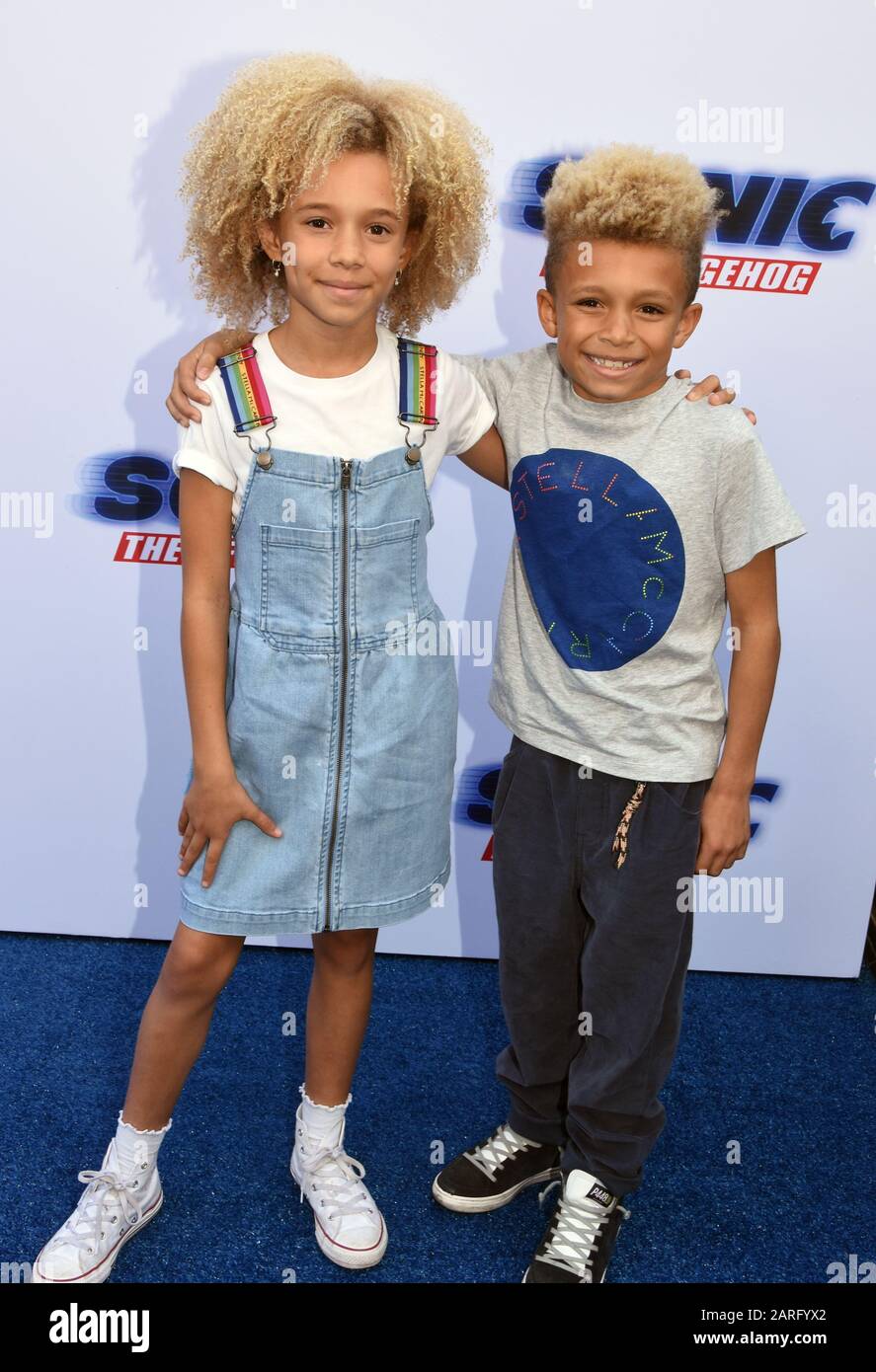 Los Angeles, California, USA 25th January 2020 Models Stella Bennett ...