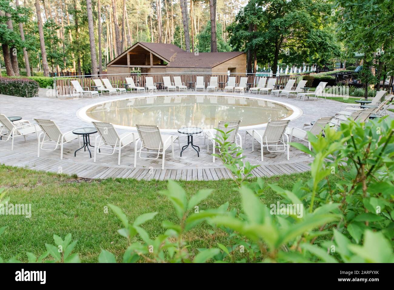 Sun beds round bed hi-res stock photography and images - Alamy