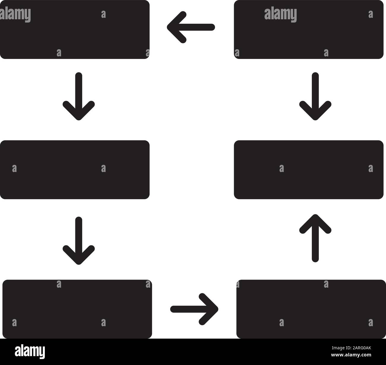 Connection diagram glyph icon. Wiring chart. Progress stages ...