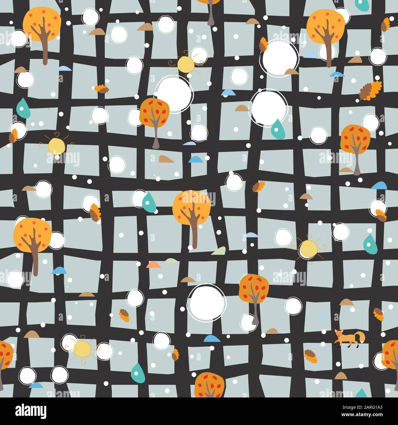 Tree pattern vector Stock Vector Images - Alamy