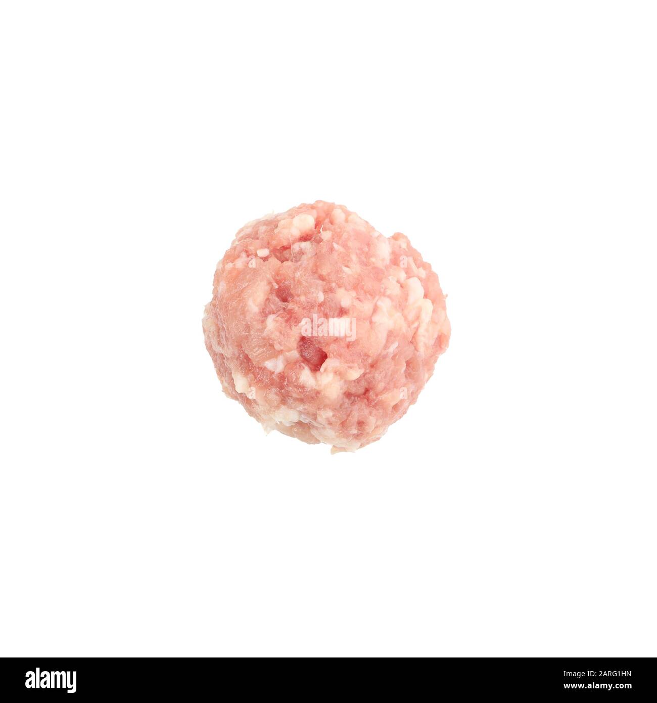 Tasty minced meat isolated on white background Stock Photo - Alamy