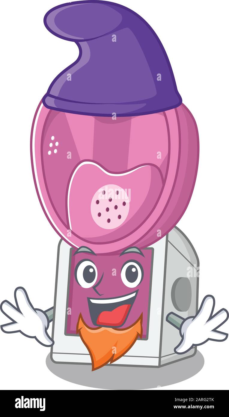 Funny steam inhaler cartoon mascot performed as an Elf Stock Vector ...
