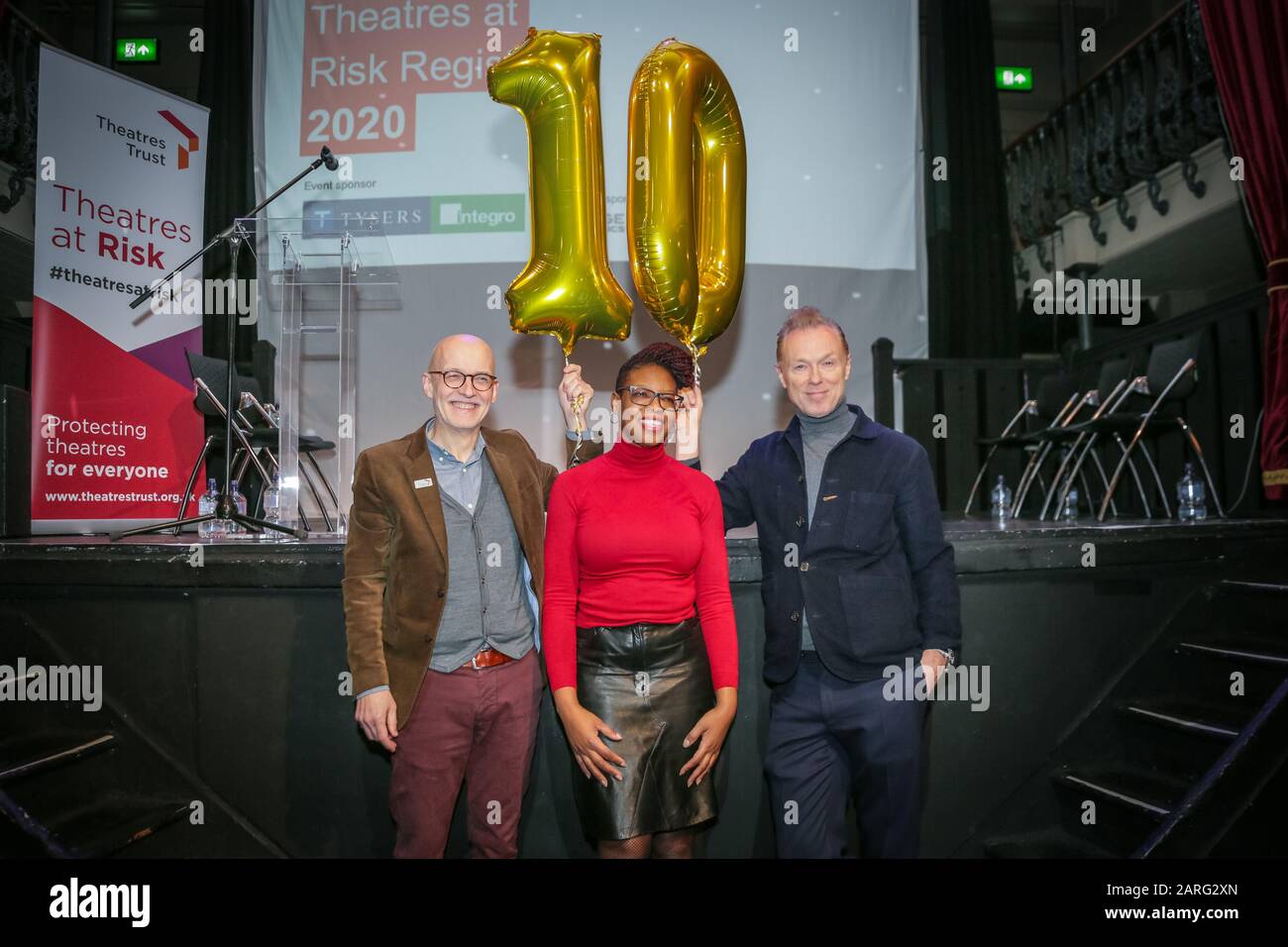 Hoxton Hall, London, 28th Jan 2020. Left to right: Jon Morgan, Director ...