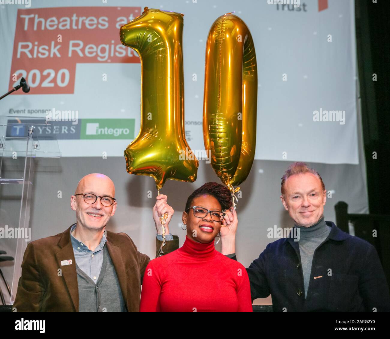 Hoxton Hall, London, 28th Jan 2020. Left to right: Jon Morgan, Director ...