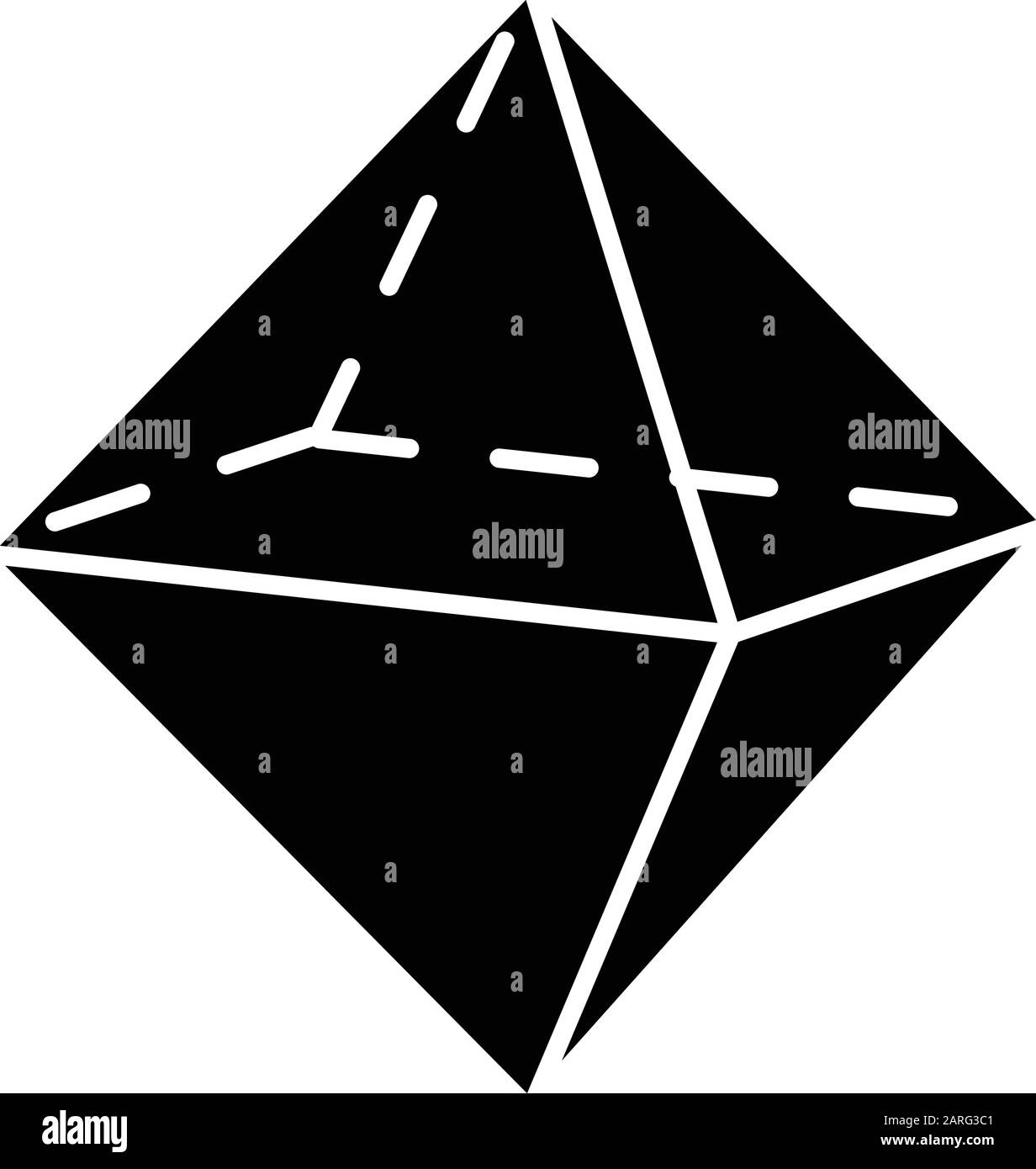 Double negative pyramid Cut Out Stock Images & Pictures - Alamy