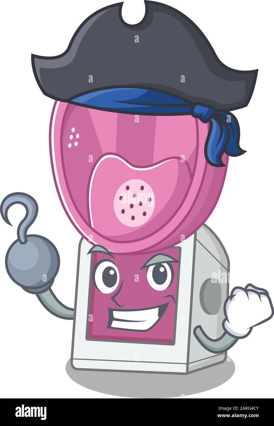 cool and funny steam inhaler cartoon style wearing hat Stock Vector ...