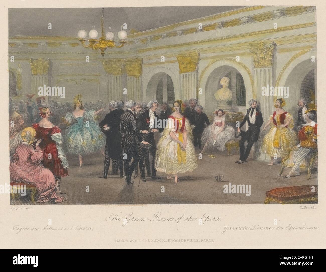 le foyer de la danse ? l'opéra de la rue le peletier description