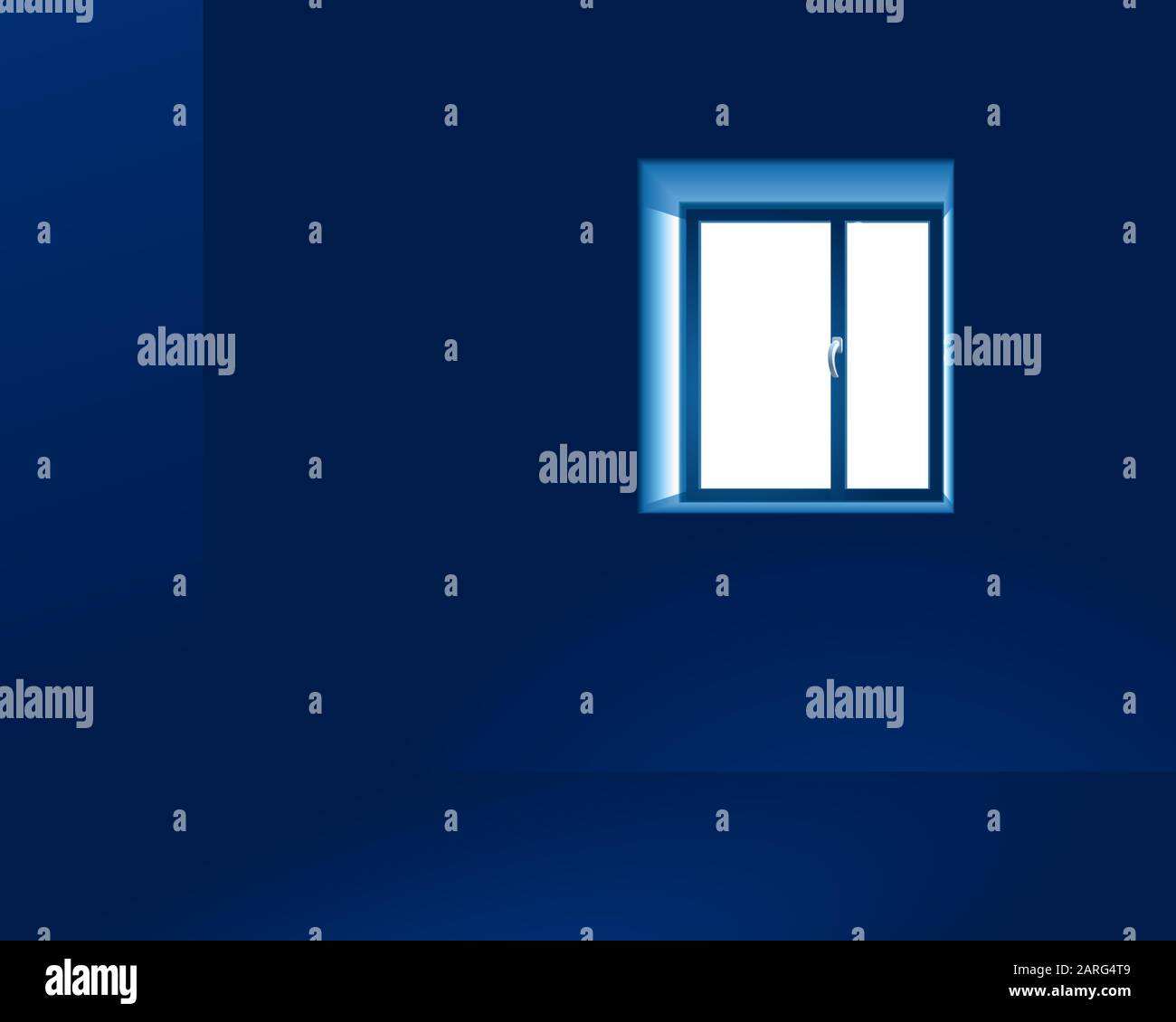 Bright light through window Stock Vector Images - Alamy