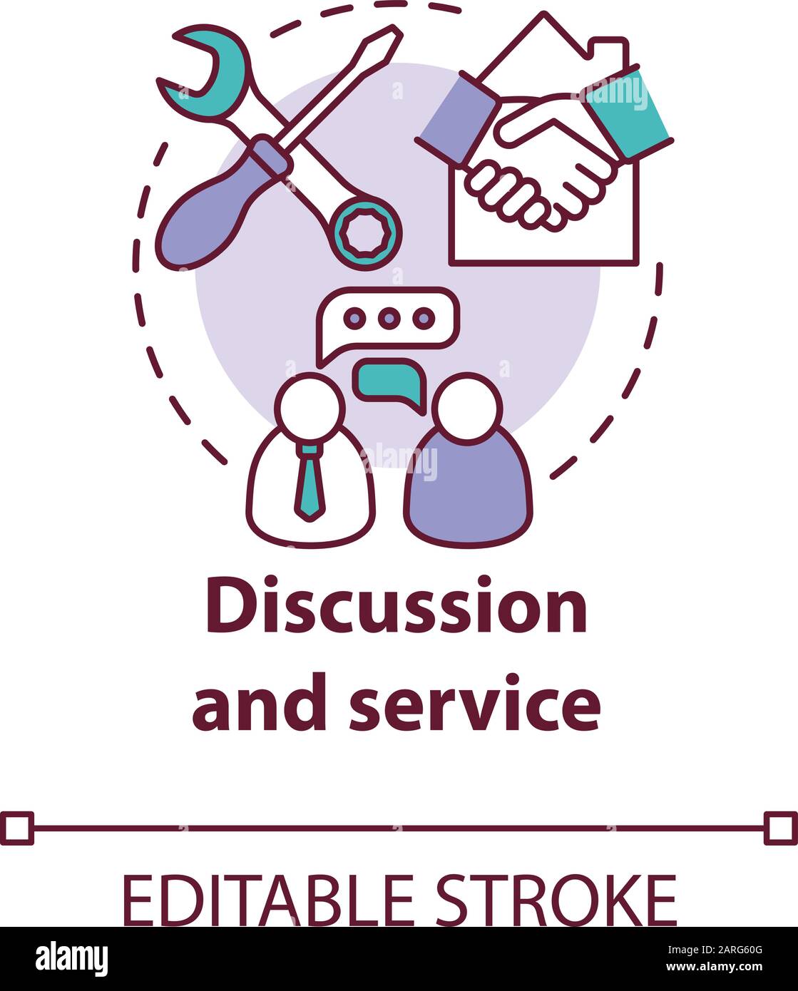 Contractor house problem Stock Vector Images - Alamy