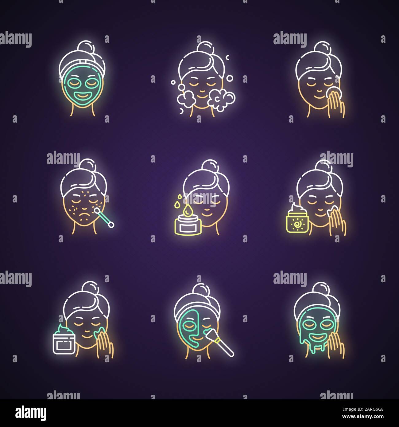 Mosturizing Stock Vector Images - Alamy