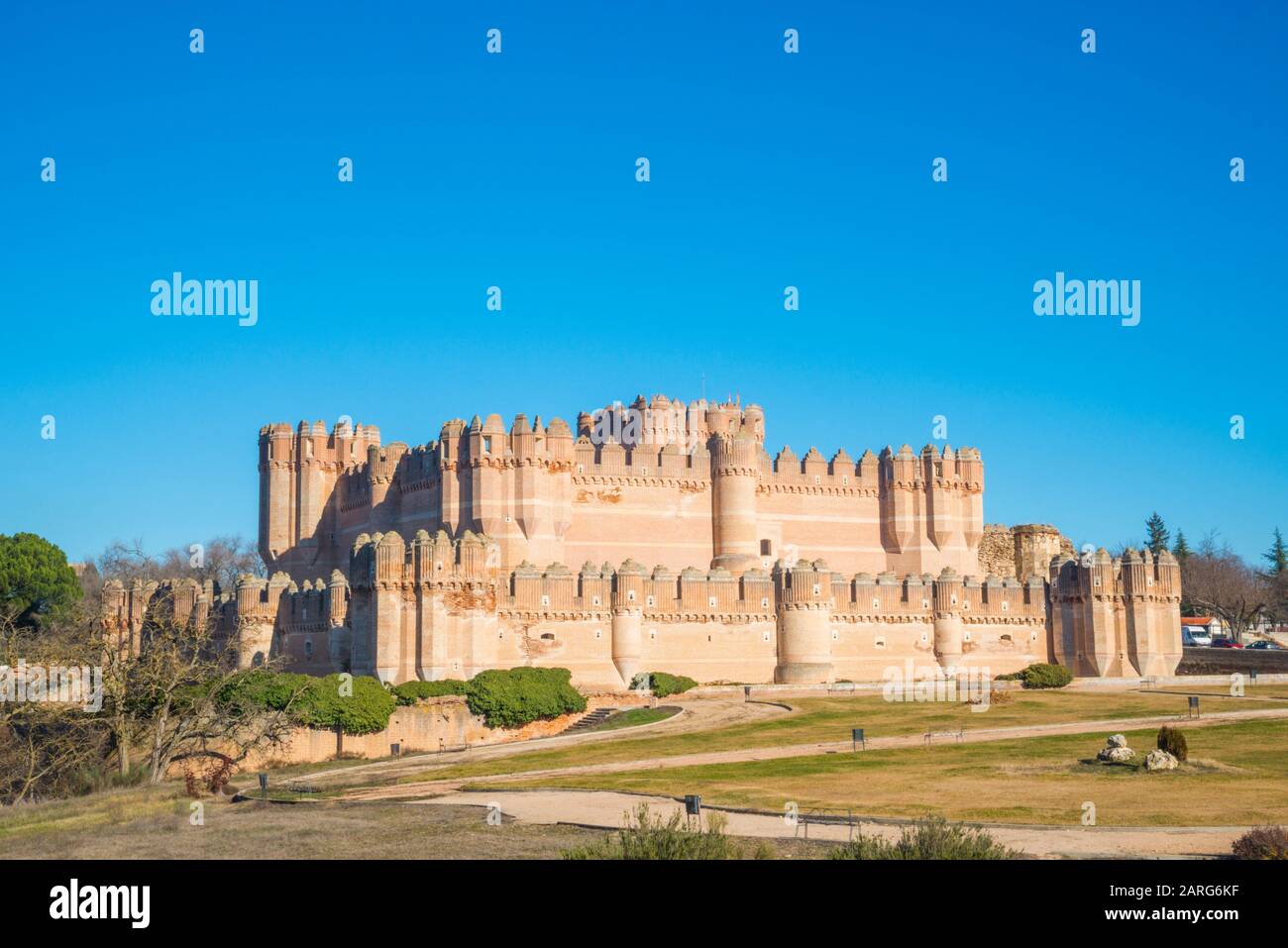 Coca castle castile leon spain hi-res stock photography and images - Alamy