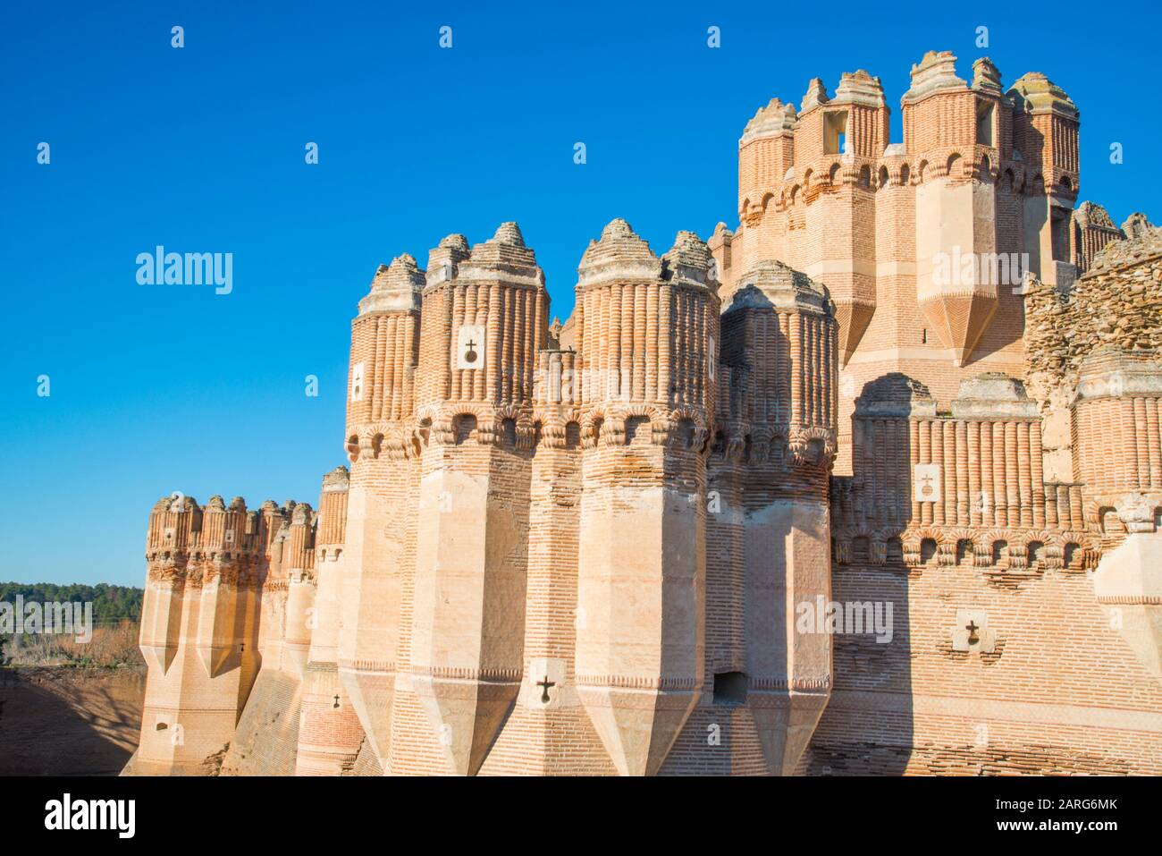 Coca castle castile leon spain hi-res stock photography and images - Alamy