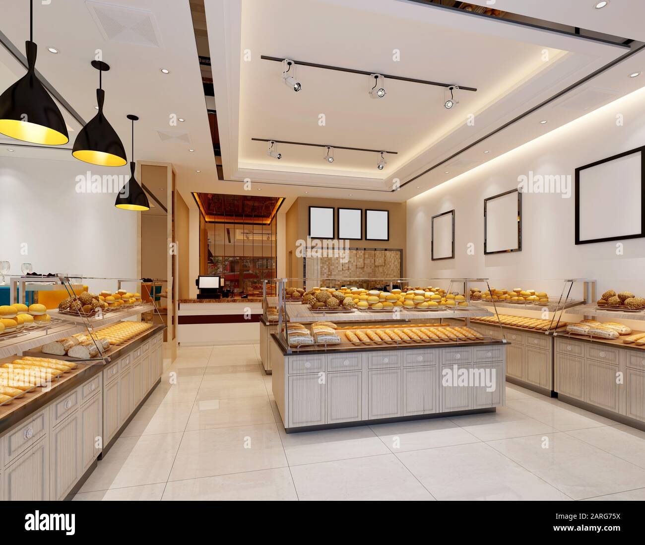 Modern bakery shop hi-res stock photography and images - Alamy