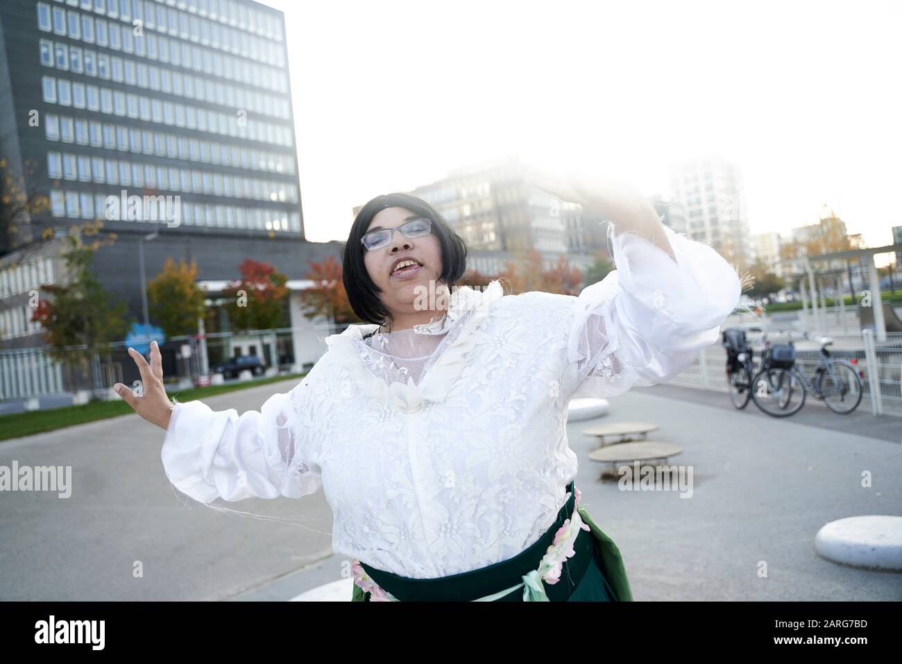 woman feeling emotional tension Stock Photo - Alamy