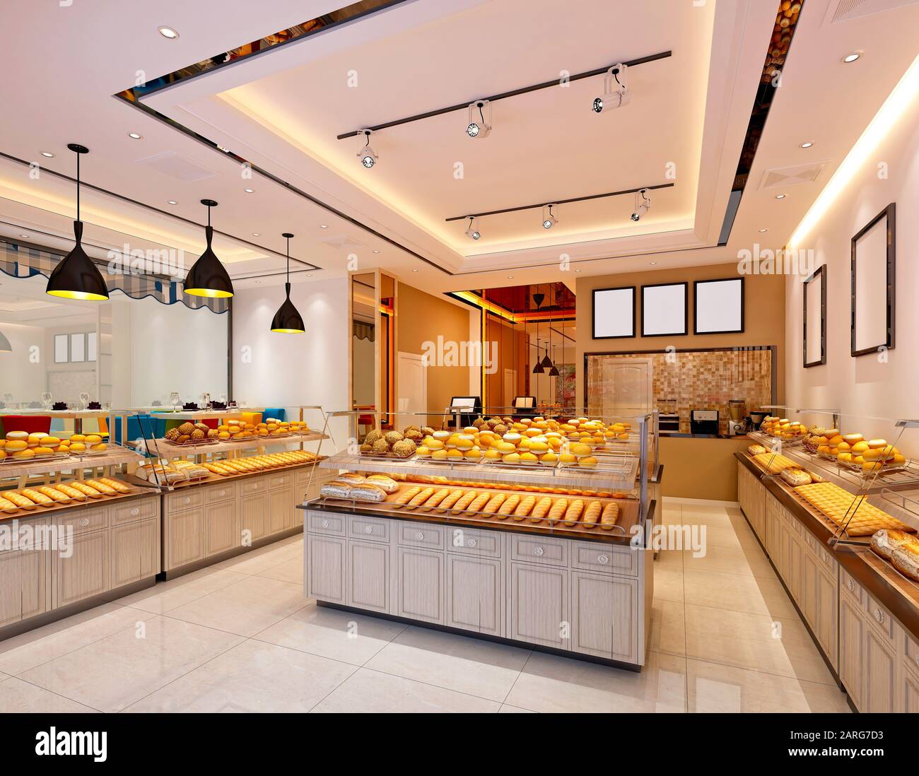 Modern bakery shop hi-res stock photography and images - Alamy