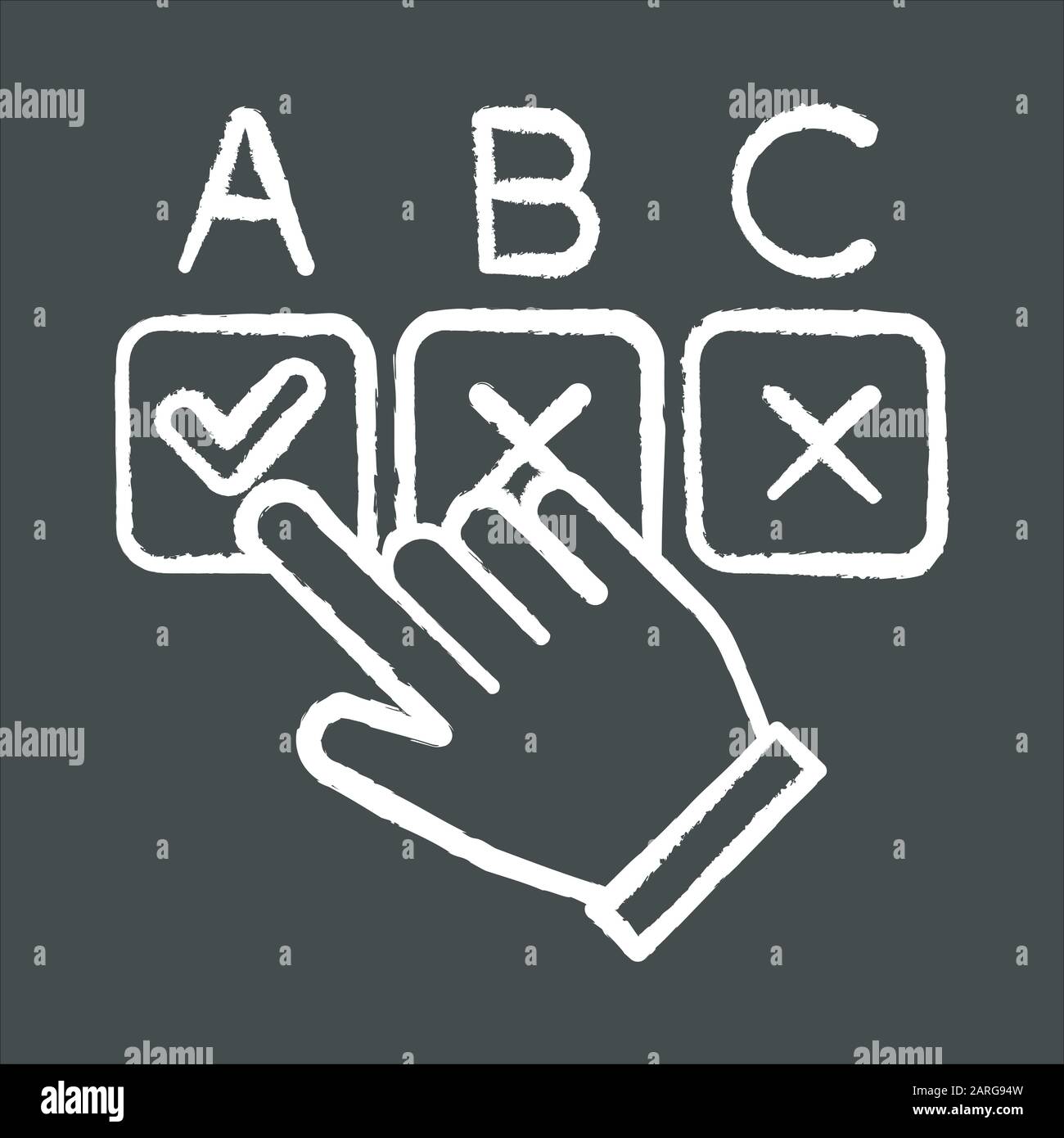 Selecting survey Black and White Stock Photos & Images - Alamy