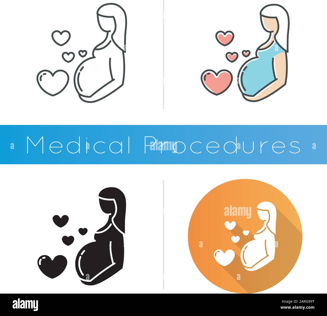 Maternal fetal pregnancy illustration hi-res stock photography and ...