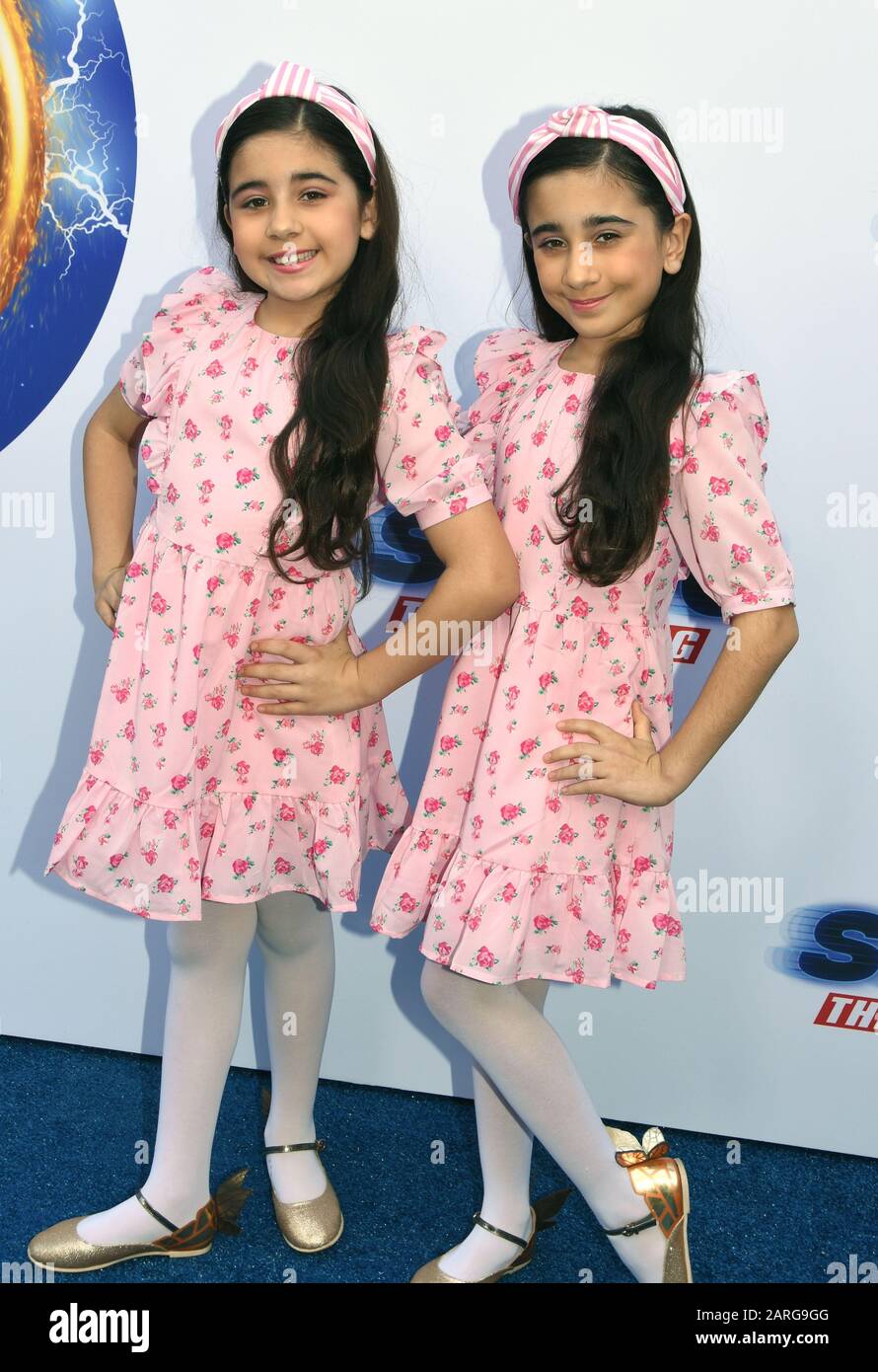 Los Angeles, California, USA 25th January 2020 Bella Abir and Chloe ...