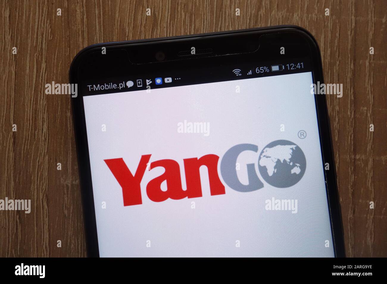 Yango Corporation logo displayed on a modern smartphone Stock Photo - Alamy