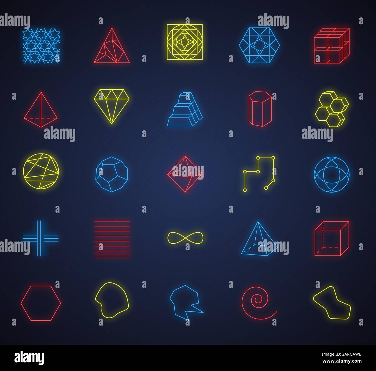 Illuminated models Stock Vector Images - Alamy