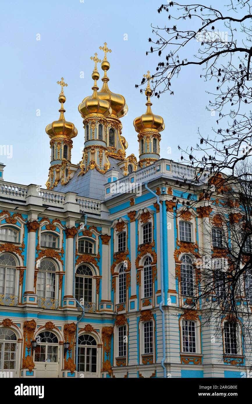 Catherine palace architecture hi-res stock photography and images - Alamy
