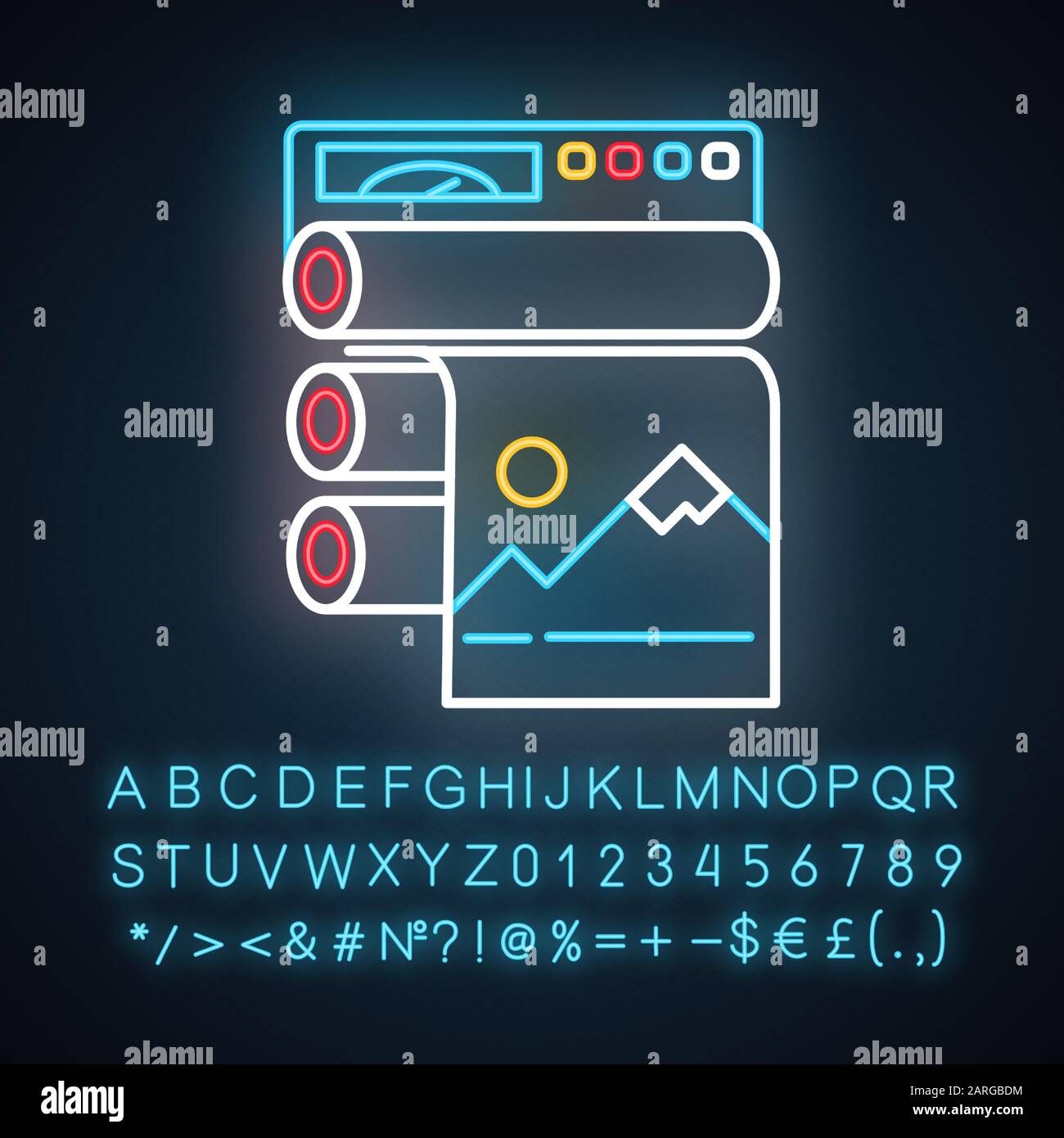 Letter press numbers Stock Vector Images - Alamy