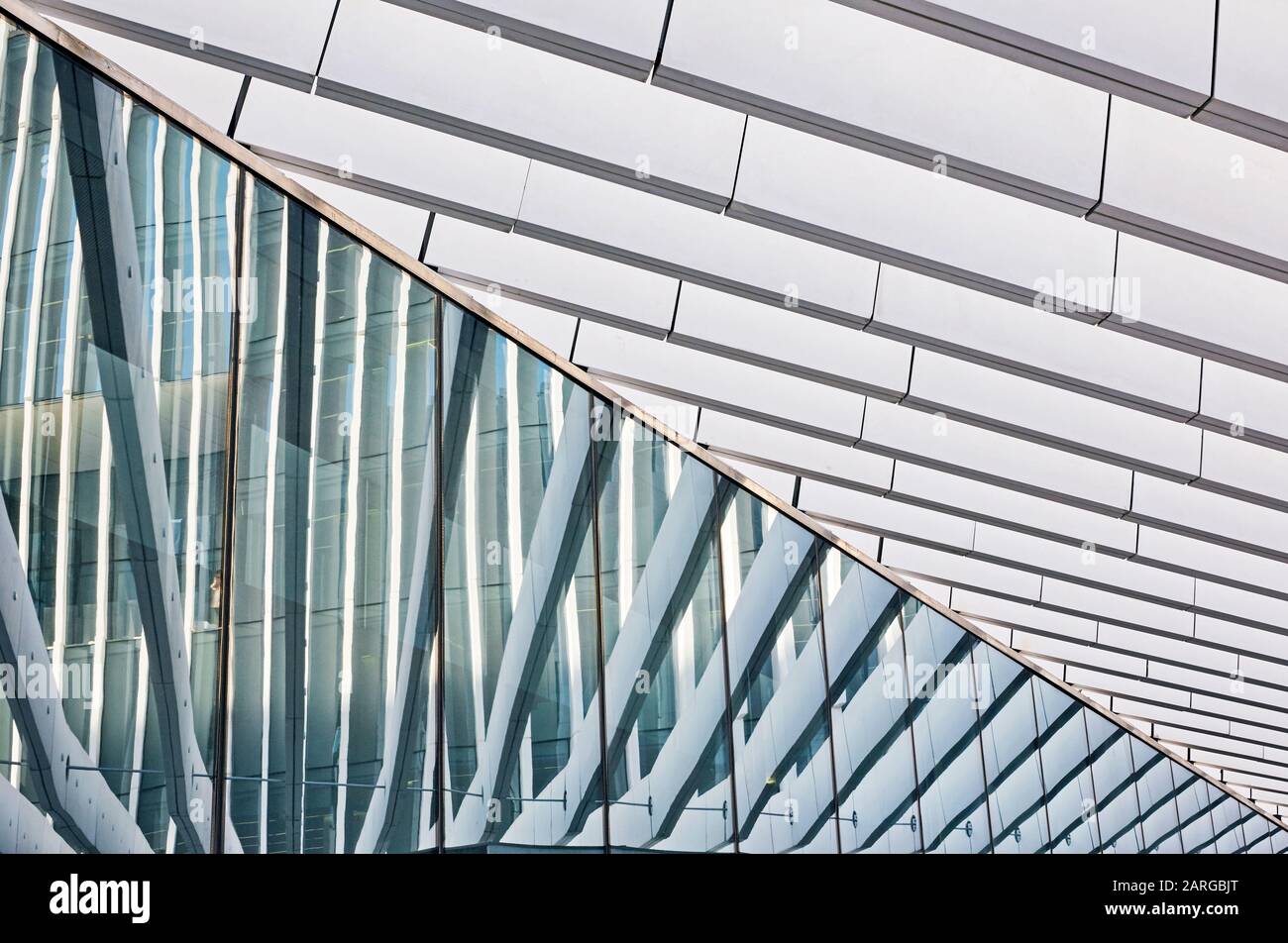 Ceiling of the EDP Headquarters in Lisbon designed by architect Aires ...