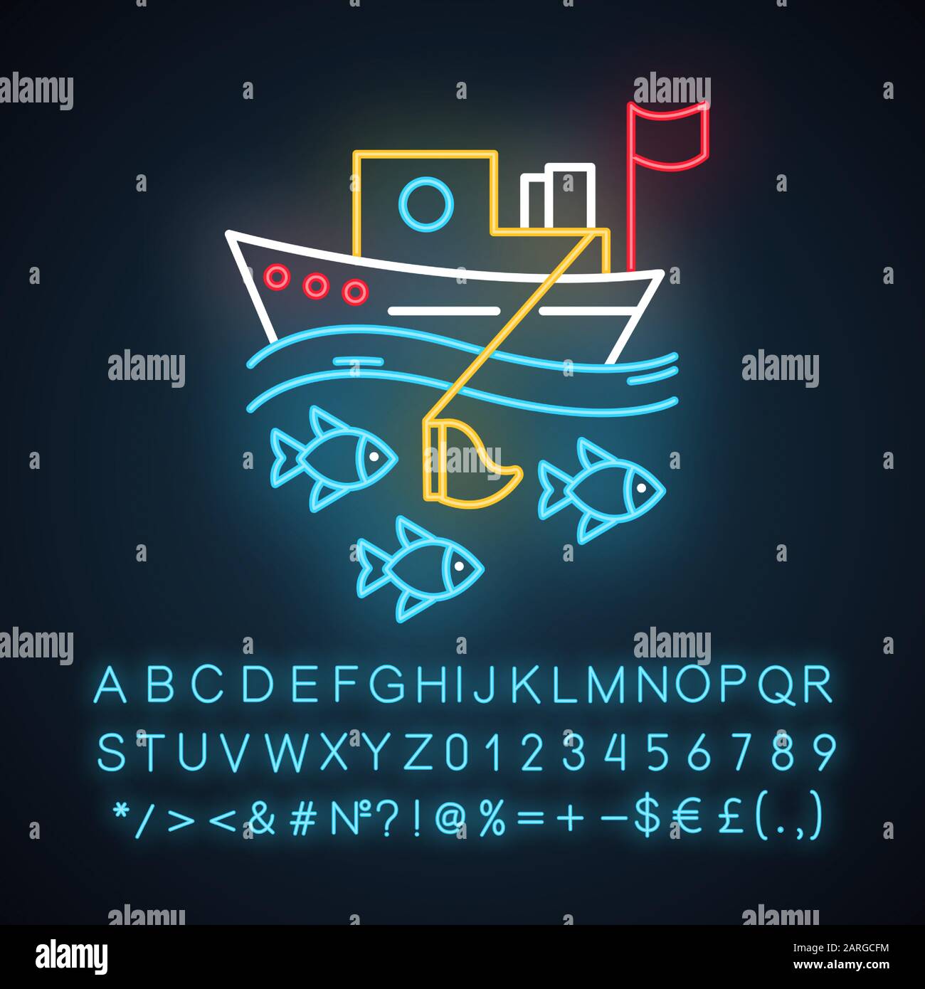 Blue trawler Stock Vector Images - Alamy