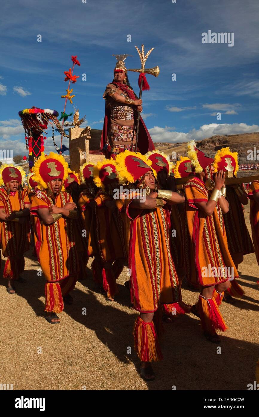 Traditional Dress Inti Raymi Festival High Resolution Stock Photography ...