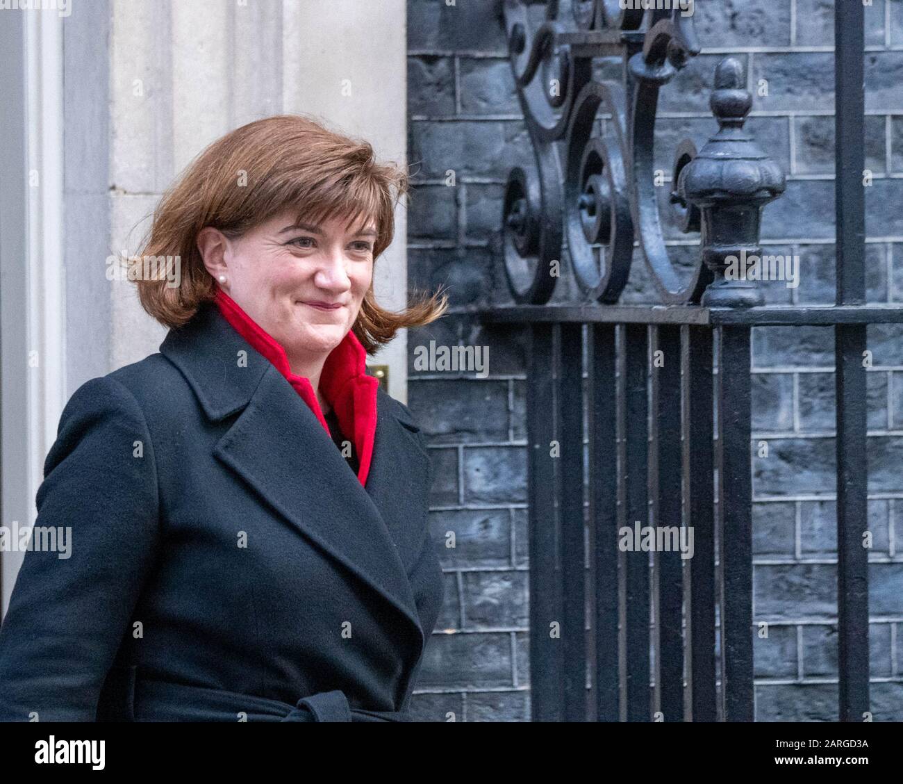 London, UK. 28th Jan, 2020. Baroness Nicky Morgan Culture Secretary ...