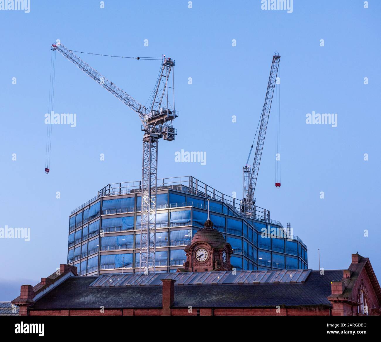 Sunrise over the Unity Square development on the South Side of ...