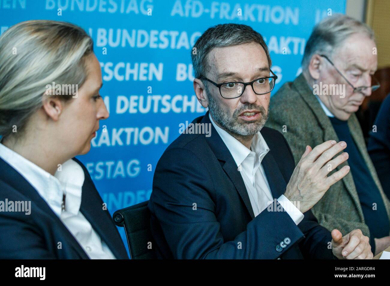 Berlin, Germany. 28th Jan, 2020. Alice Weidel, parliamentary party ...