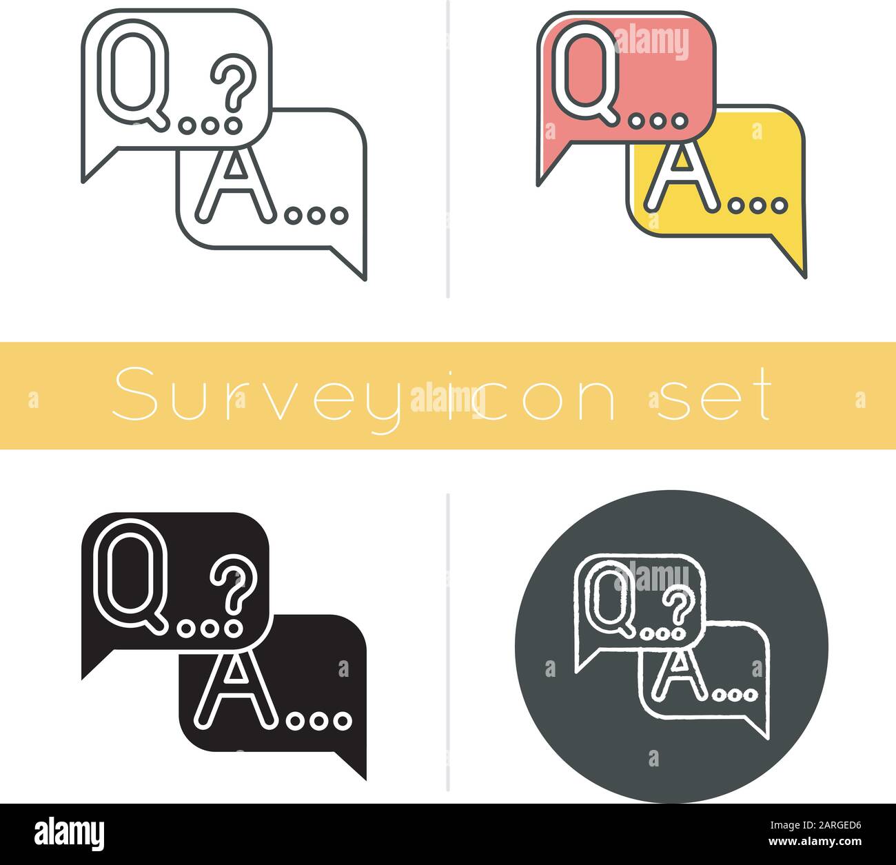 Qanda Survey Icon Social Research Questions And Answers Poll Consumer