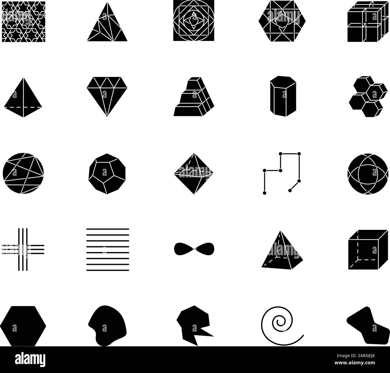 Complex 3d forms Stock Vector Images - Alamy