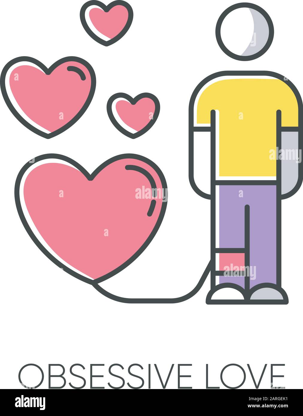 Possessive partner Stock Vector Images - Alamy