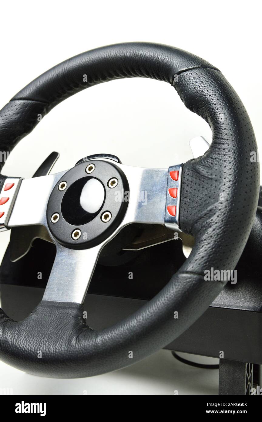 A racing wheel controller for the racing video games and racing ...