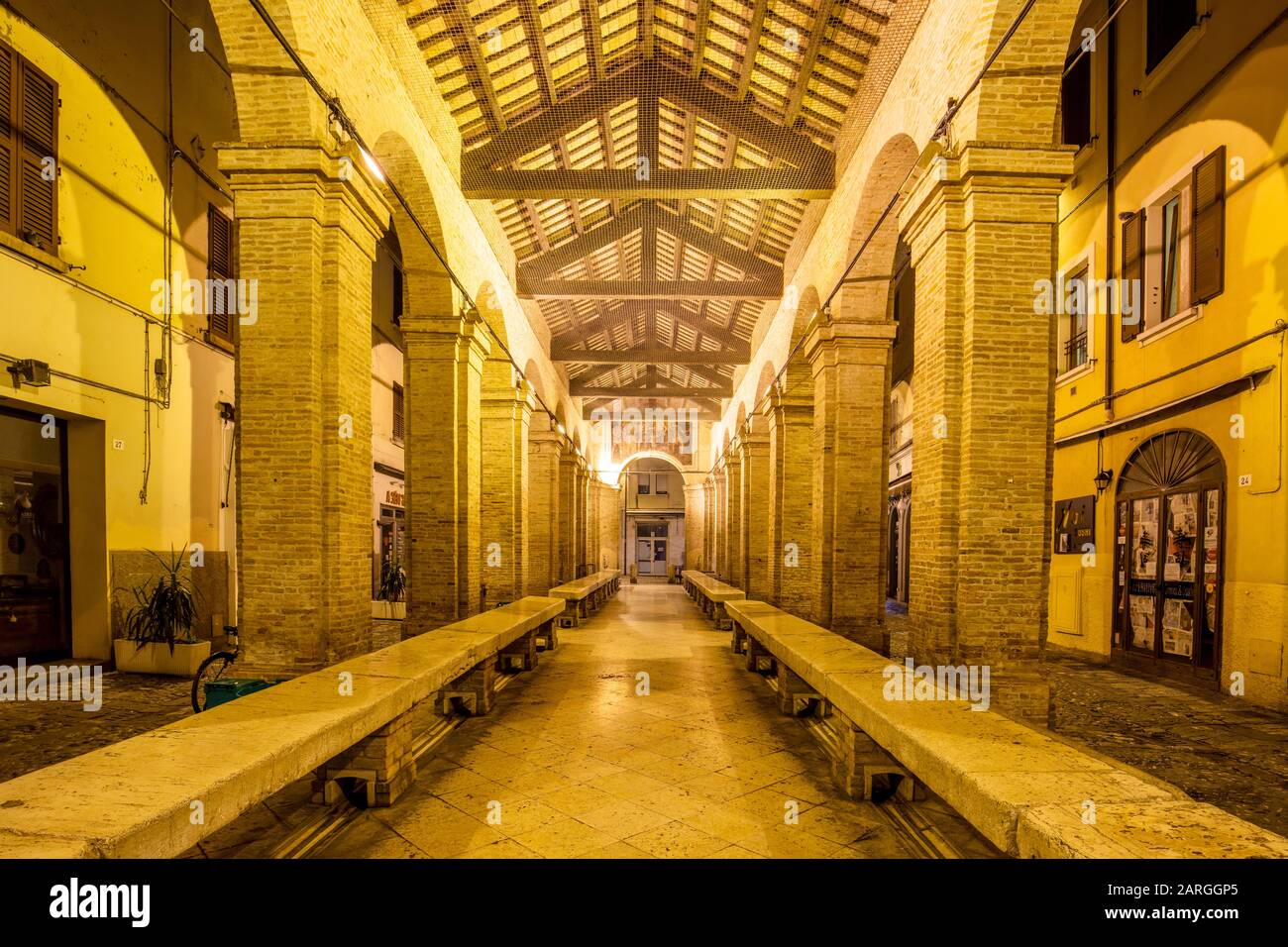 Old fish market, Rimini, Emilia Romagna, Italy, Europe Stock Photo - Alamy