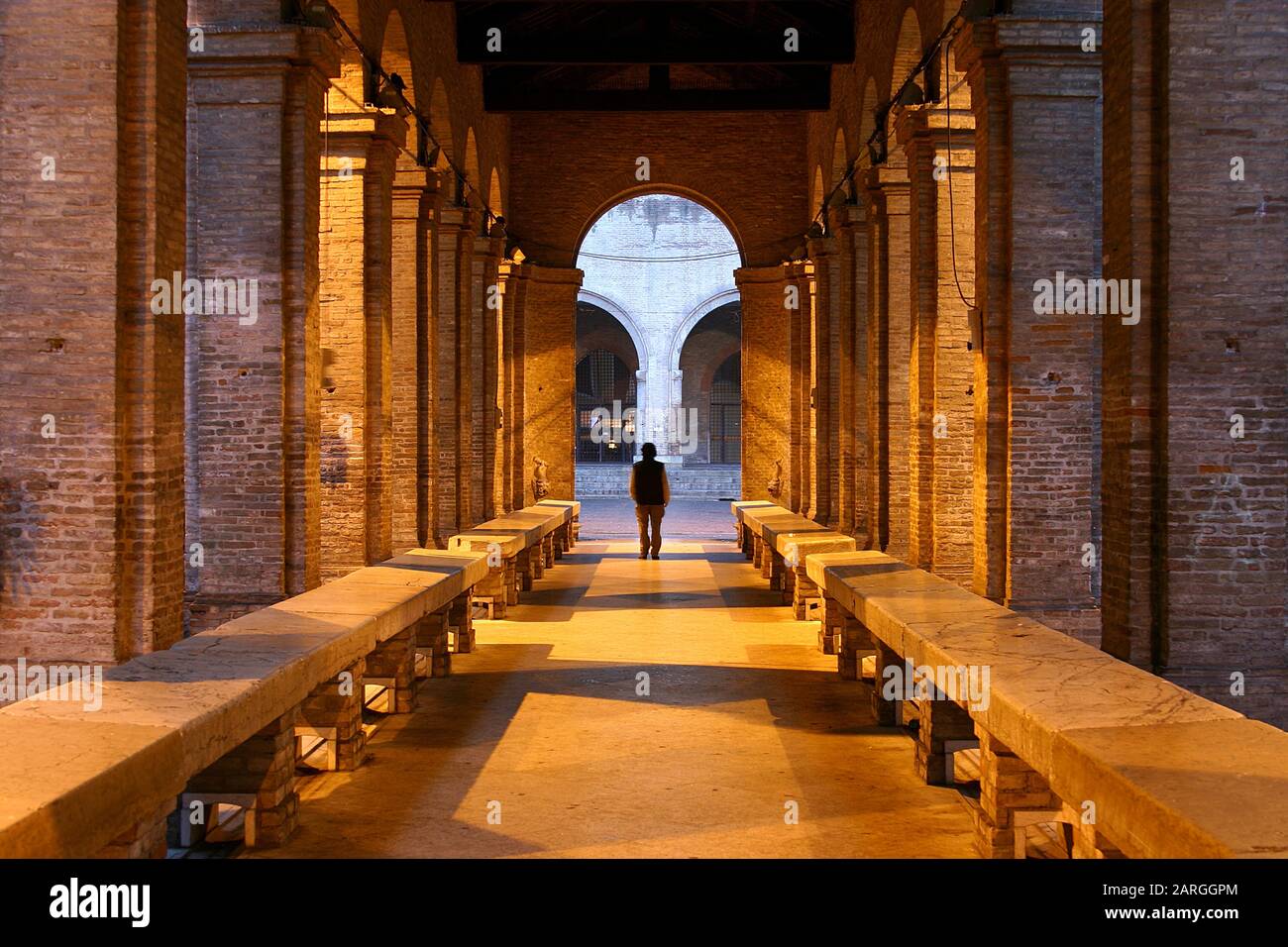 The old fish market, Rimini, Emilia Romagna, Italy, Europe Stock Photo ...