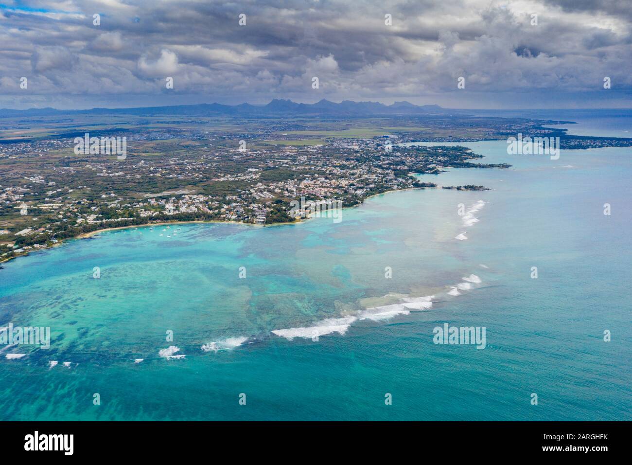 Mauritius grand baie aerial view hi-res stock photography and images ...