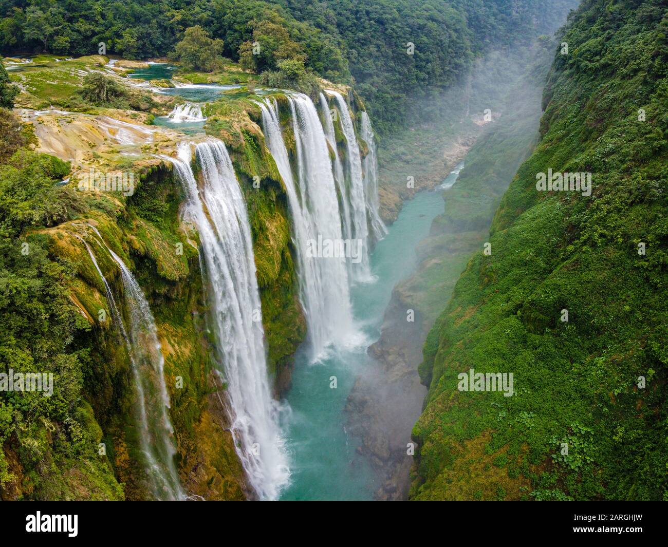 Tamul waterfalls, Huasteca Potosi, San Luis Potosi, Mexico, North ...